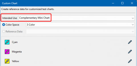 ColorAnt | Custom Chart | ColorLogic Online Help