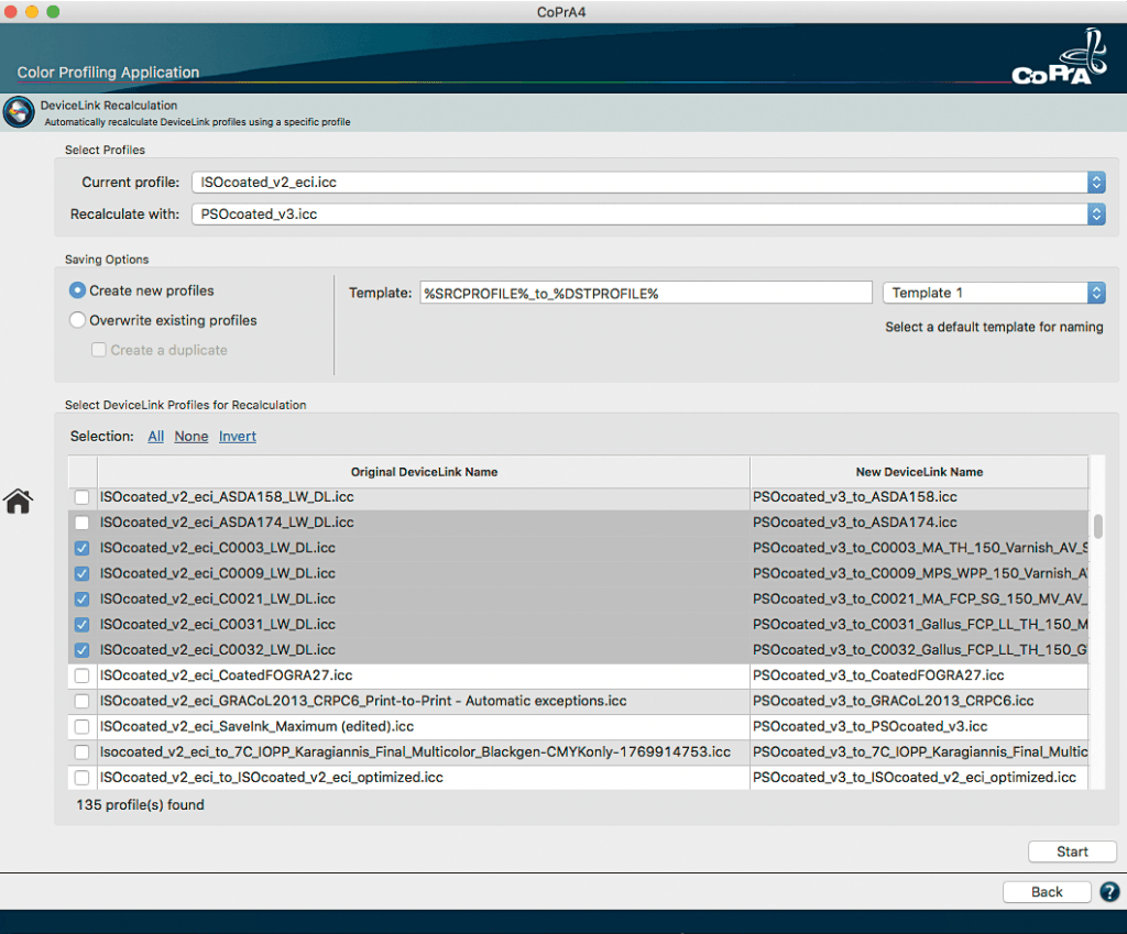 CoPrA | Quick Start Guide | ColorLogic Online Help
