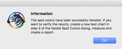 ZePrA | Spot Color Iteration | ColorLogic Online Help